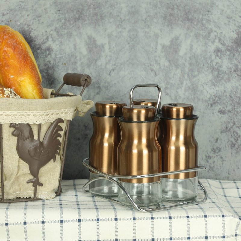Gentleman|Series-Rose|Gold|Salt|Pepper|Jar